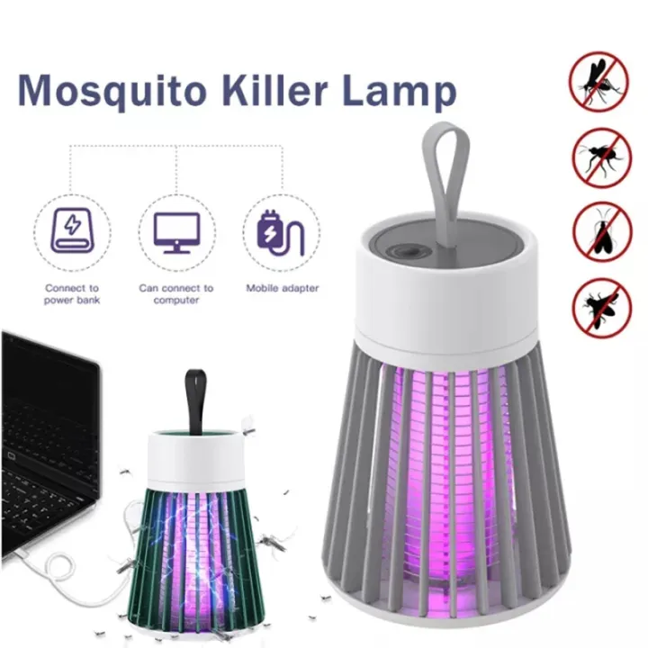 Mosquito Killer Lamp USB Rechargeable Portable Electric Mosquitoes ...