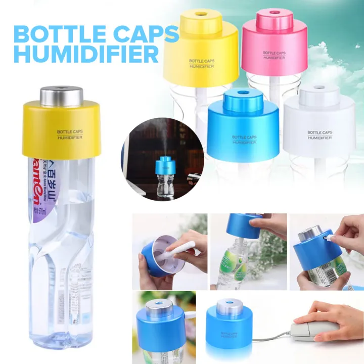 Precious USB Portable Mini Water Bottle Caps Humidifier Aroma Air ...