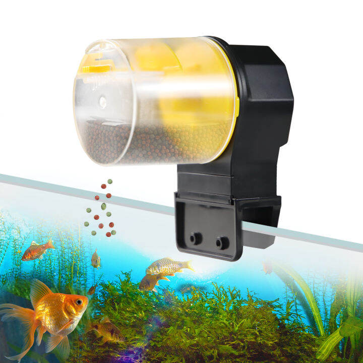 auto feeding fish automatic fish food feeder fish feeder with timer ...