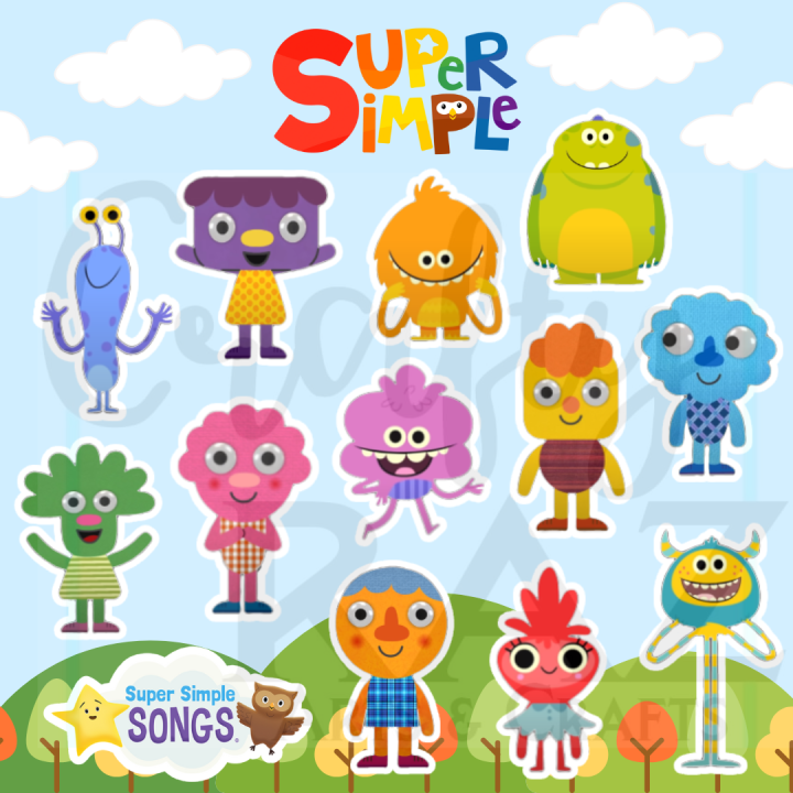 Super Simple Song Stickers (13 pcs per sheet/set) | Lazada PH
