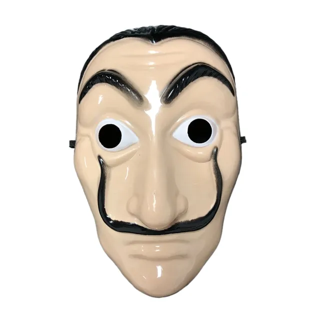 2022 Money Heist Korea Mask Joint Economic Area Cosplay Plastic Half ...