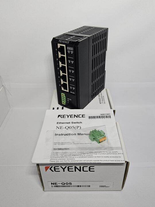 Keyence NE-Q05 Switch hub สวิทช์ฮับ Industrial switching EtherNet/IP | Lazada.co.th