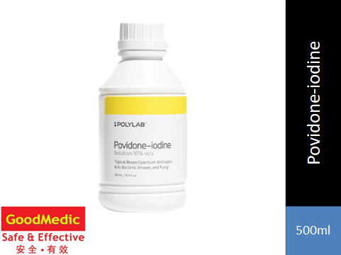 Polylab Povidone Iodine Solution 10% (500mL) | Lazada