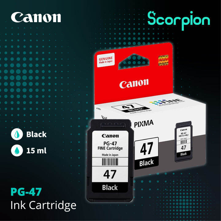 Canon PIXMA PG-47 Ink Cartridge | Lazada