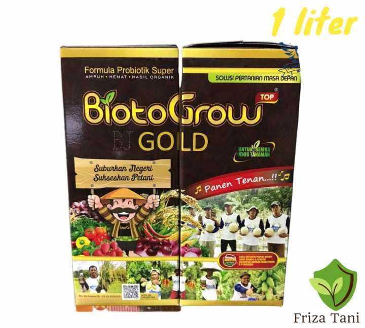 PUPUK Biotogrow Gold 1Liter Organik + ZPT kandungan unsur hara makro ...