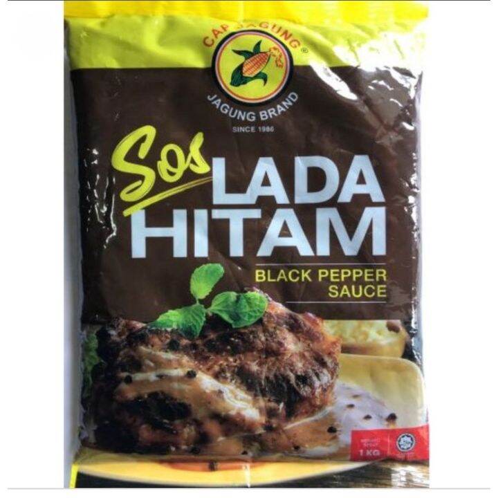Sos Lada hitam cap jagung 1kg | Lazada