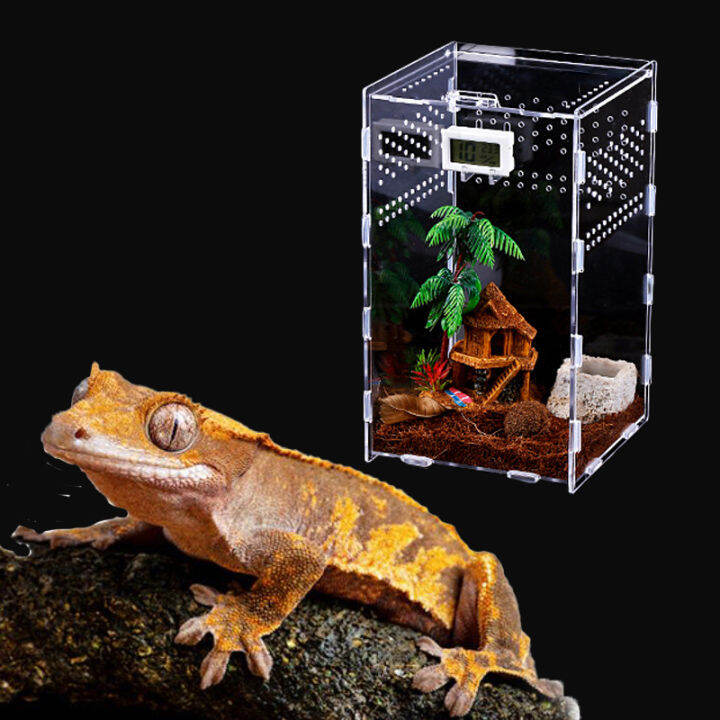 Magnetic Acrylic Case Nano Arboreal Tarantula Enclosure Reptile Habitat ...