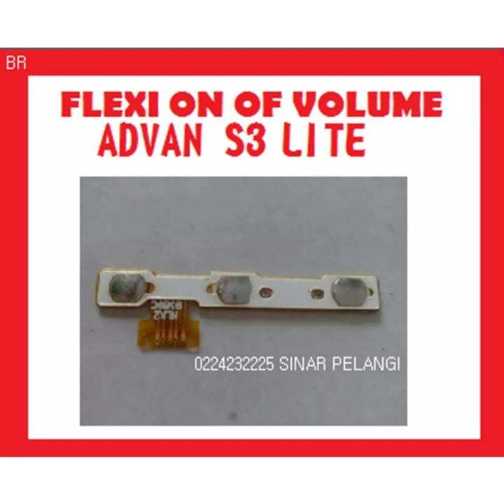 FLEXIBLE POWER ON OFF VOLUME ADVAN S3 LITE FLEXI FLEX FLEKSIBEL POWER VOL UP DOWN ORIGINAL ...