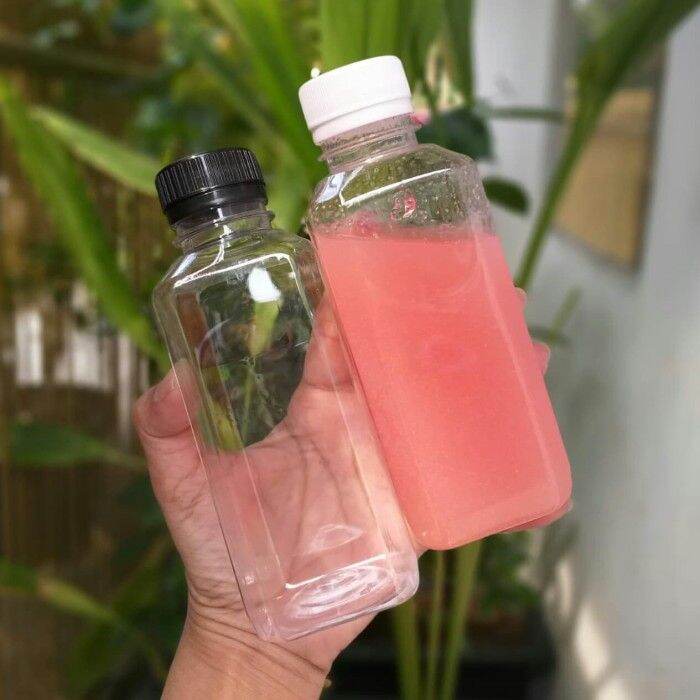 [50 Pcs] Botol Plastik 250Ml Kotak Botol Comel Botol Minuman | Lazada ...