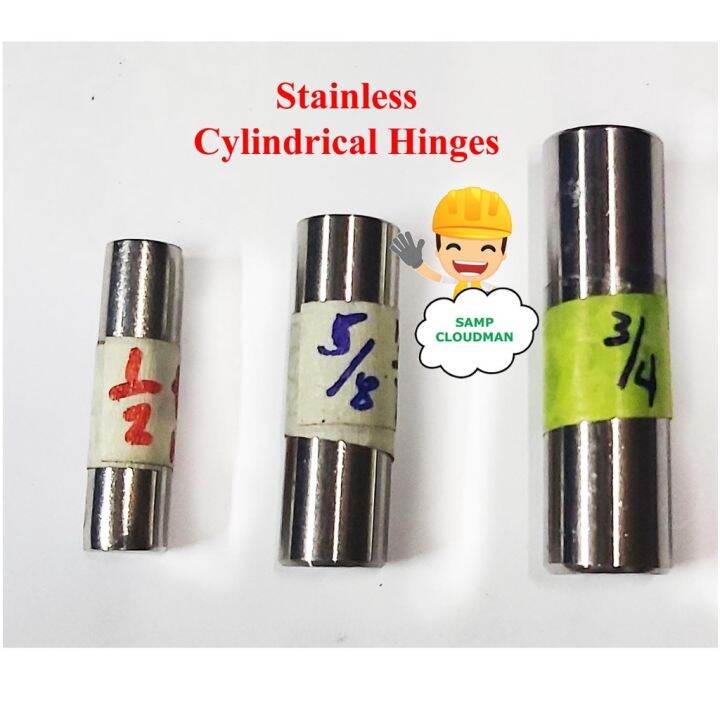 Stainless Steel Cylindrical Hinges Weatherproof 1/2 5/8 3/4 Steel Door ...