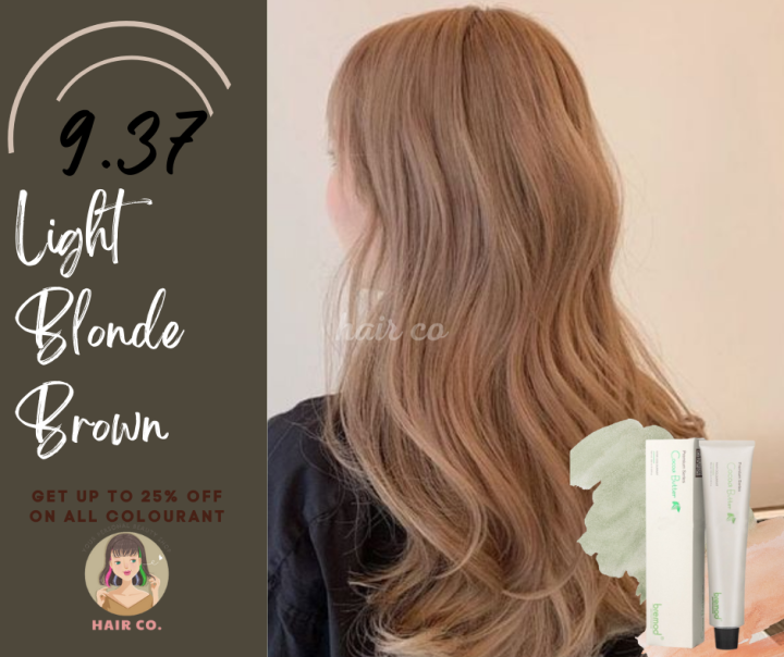 9.37 Light Blonde Brown Hair Color (Bremod Premium Series) 100ml ...