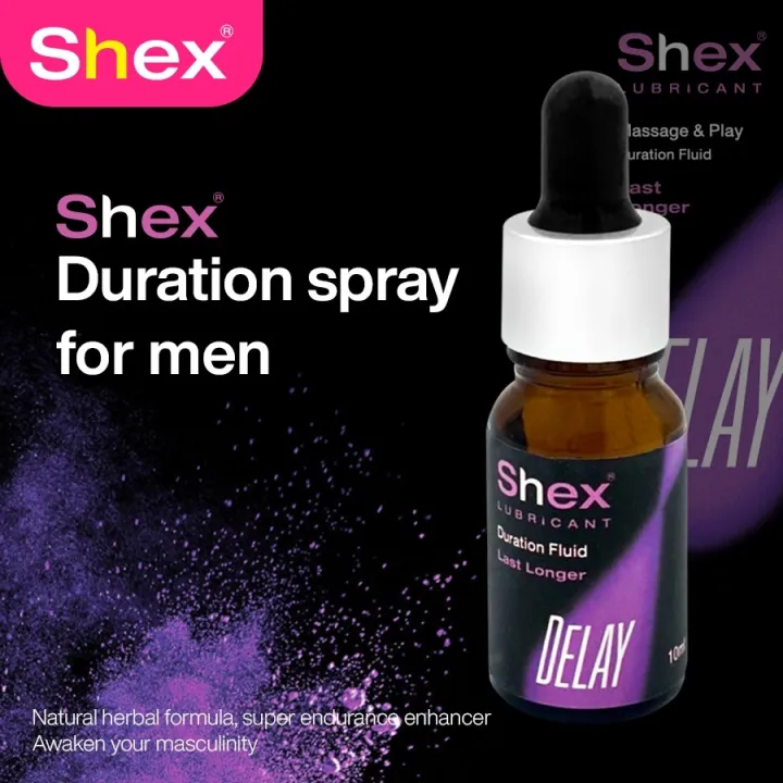 Shex Duration Spray Drop Delay Liquid for Men Sex Toys by Shex | Lazada PH