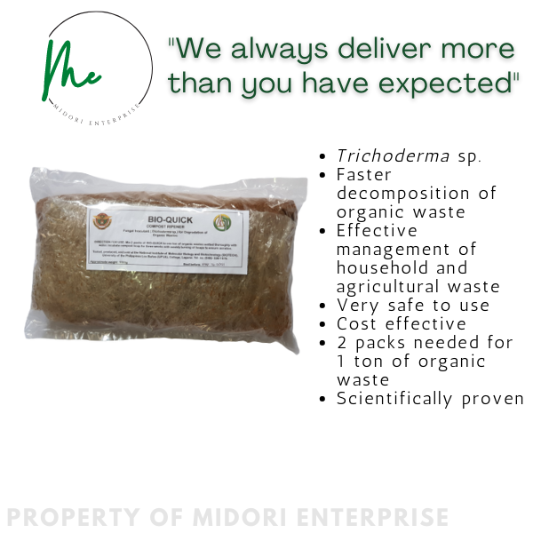 BioQuick (Trichoderma sp; Rapid composting for faster degradation of ...