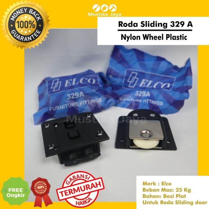 Roda Sliding Tesoro SD 3141 Nylon Wheel Plastik Roda Sliding Plastik ...