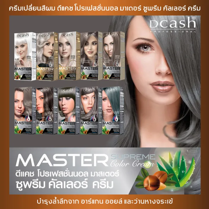 Dcash Pro master Supreme Color ครีมเปลี่ยนสีผม ดีแคช มาสเตอร์ คัลเลอร์ ...