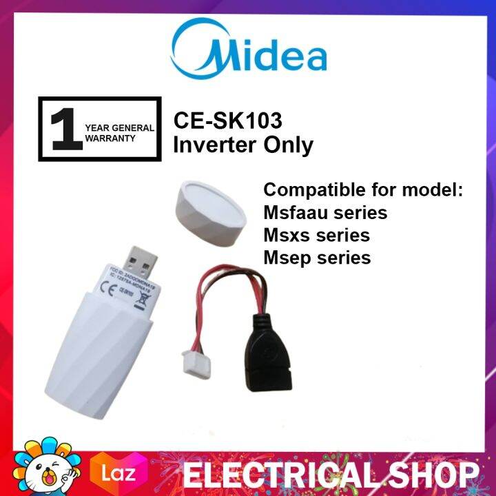 Midea Smart Kit CE-SK103 Inverter Series Only CESK103 / EU-SK103X Non Inverter Series Only ...