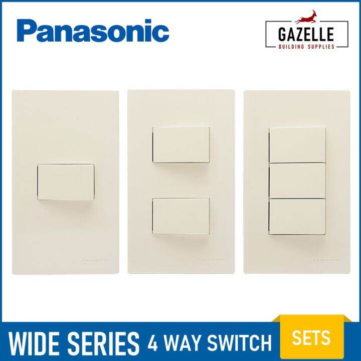 high good Panasonic Wide Series 4 Way Switches | Lazada PH