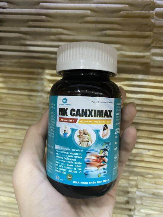 HK CANXIMAX bổ sung canxi giúp xương chắc khỏe, giảm nguy cơ còi xương ...