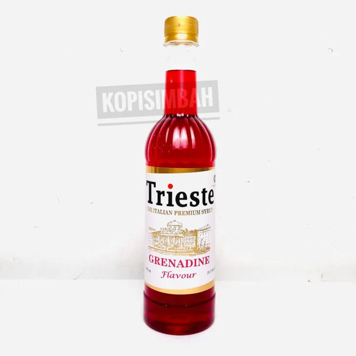 Trieste syrup rasa Grenadine Minuman Sirup Kopi Premium Italia Premium ...