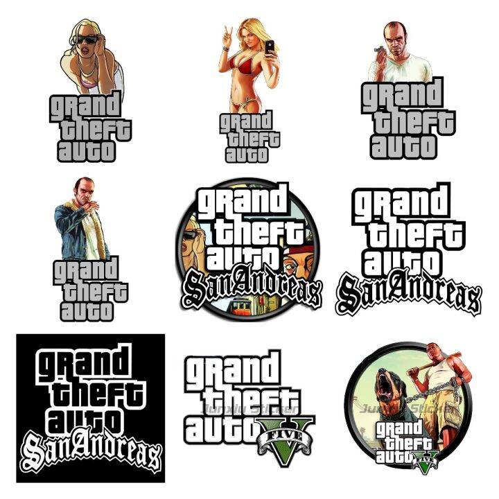 [HOT YAKLIUIOIOXLI 600] Gta San Andreas Vinyl Graphic Decal Funny Car ...