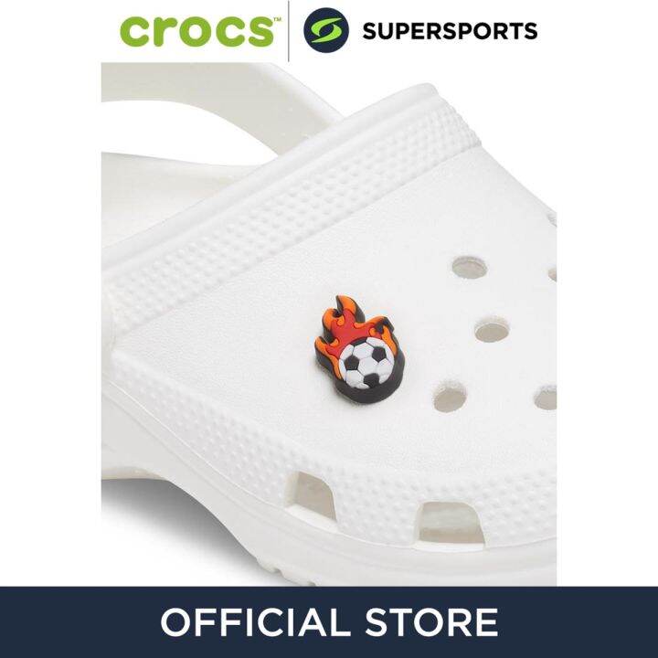 CROCS Jibbitz Soccerball Fire ตัวติดรองเท้า ที่ติดรองเท้าjibbitz ตุ๊กตา ...