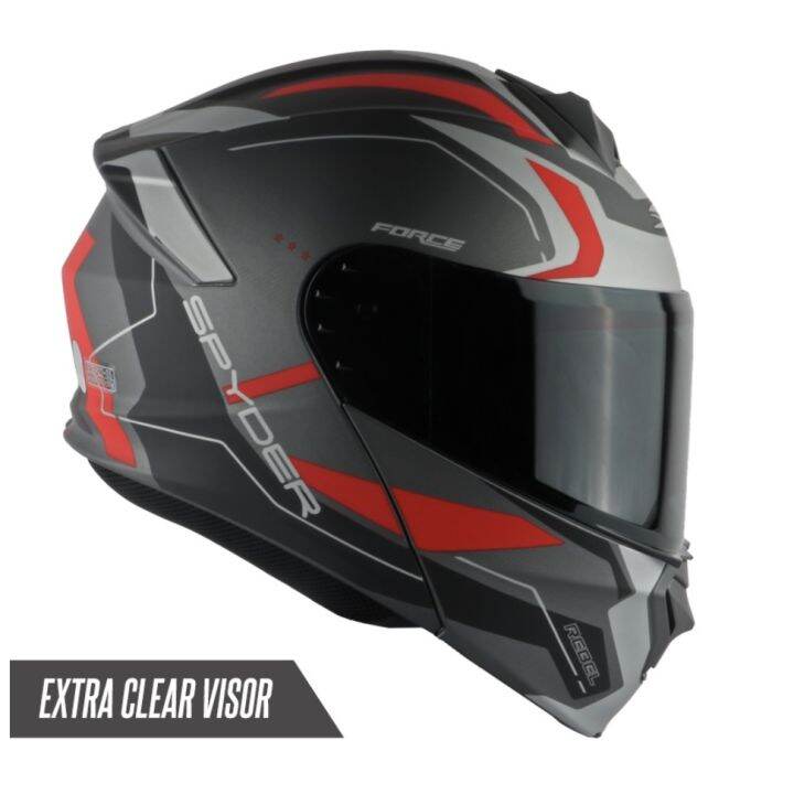Spyder Modular Helmet with Dual Visor FORCE GD Series 3 (Free Extra ...