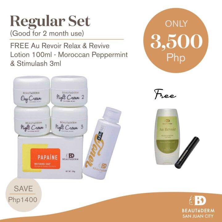 Beautederm Regular Set Beaute Set with Free | Lazada PH