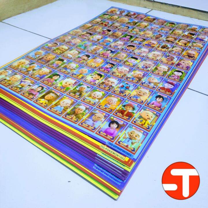 15 Lembar kartu gambar gepok kecil mainan tradisional kartu | Lazada ...