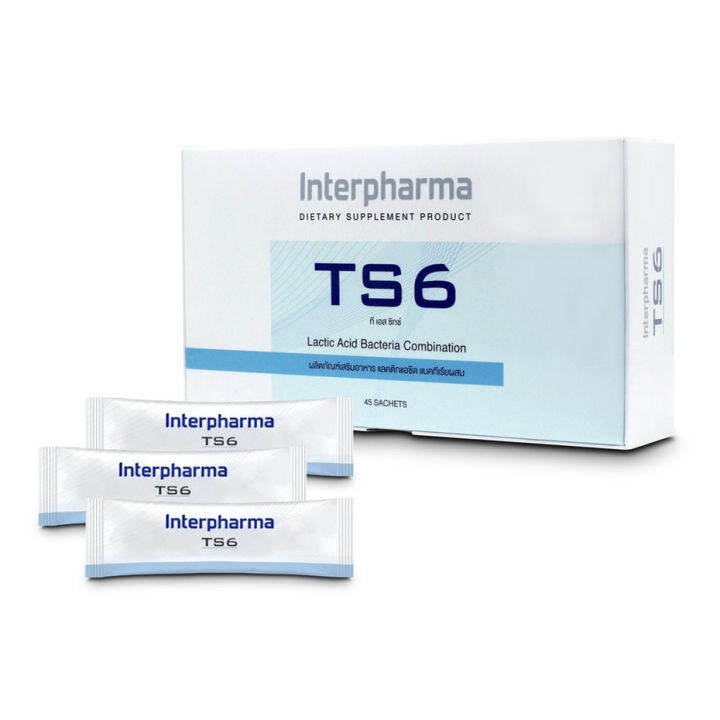 ล็อตใหม่ TS6 ของเเท้ พร้อมส่ง ล็อตใหม่มาก Interpharma Probiotic โพรไบโ ...