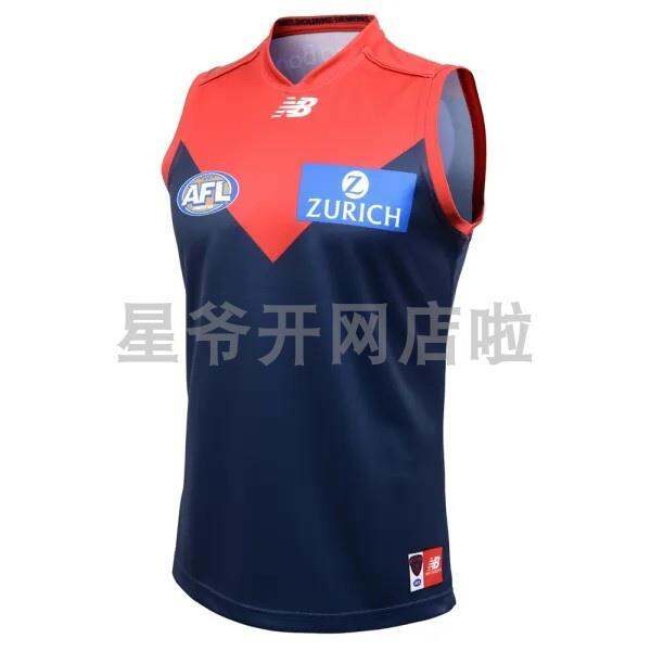 2022 MELBOURNE DEMONS AFL HOME GUERNSEY เสื้อรักบี้ Devils | Lazada.co.th