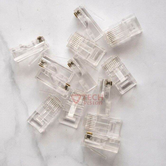 Connector RJ45 Bagus Konektor RJ 45 Pin LAN Jack 8pin 8 pin Network ...