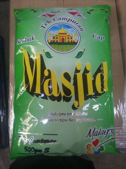 READY STOCK CAP MASJID TEH CAMPURAN SERBUK TEH 900g / KOPI CAMPURAN ...