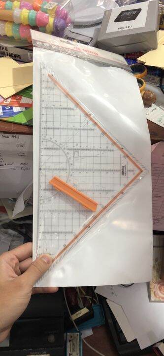 Siap Kirim Penggaris segitiga pegangan rotring Limited | Lazada Indonesia