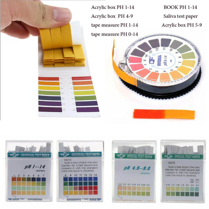 Many kinds PH Test Paper Strips Roll Alkaline Acid Indicator Paper For ...