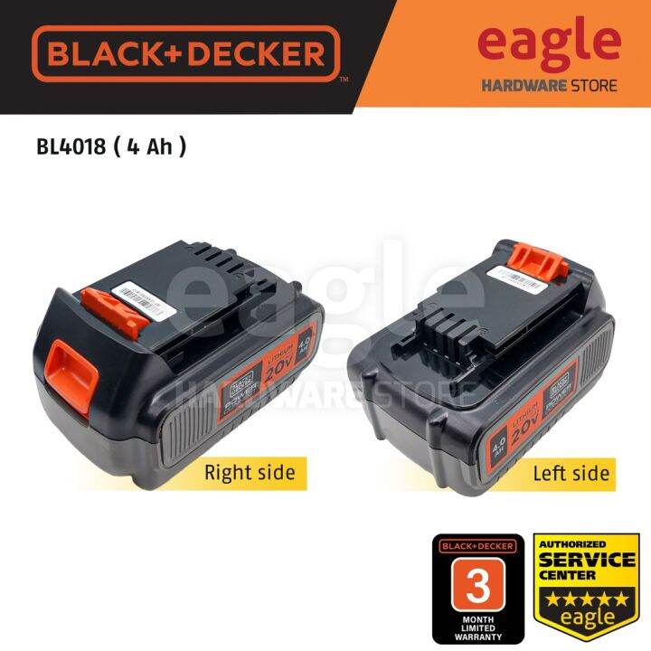 Black & Decker BL4018-B1 18/20V 4.0 Ah Battery Pack, 1pc ( BL4018 ...