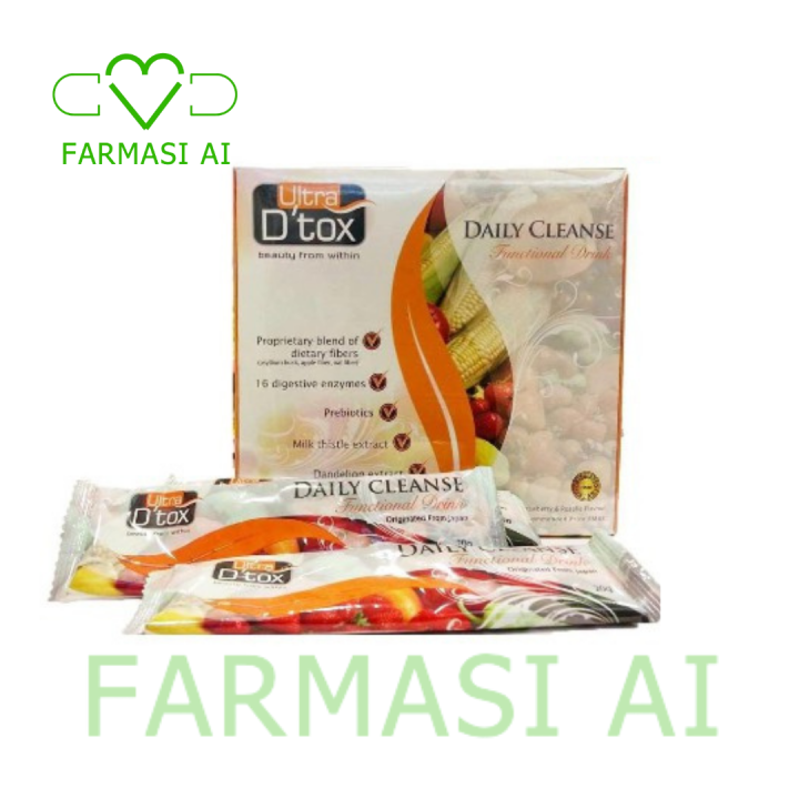 Ultra D'Tox Daily Cleanse 15 Sachets/Box (Exp: 01/2025) | Lazada