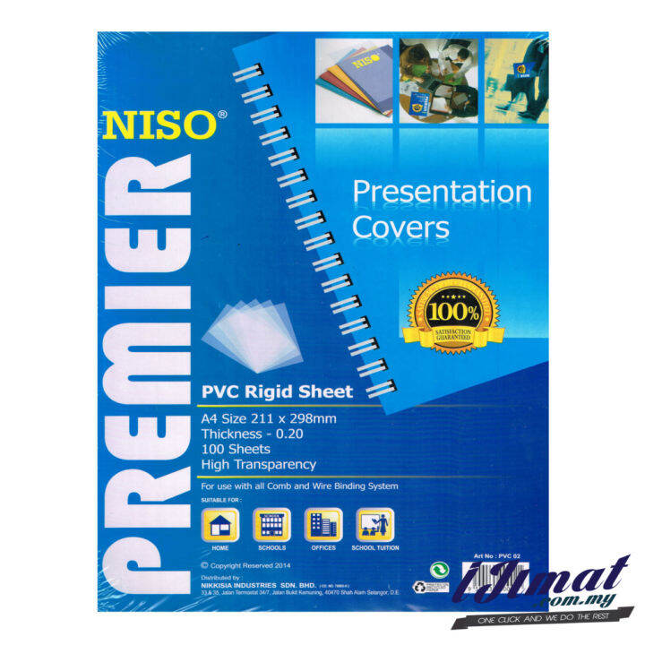 🔥READY STOCK🔥 PREMIER PVC Cover A3 / Rigid Sheet A3 / Transparent Cover ...