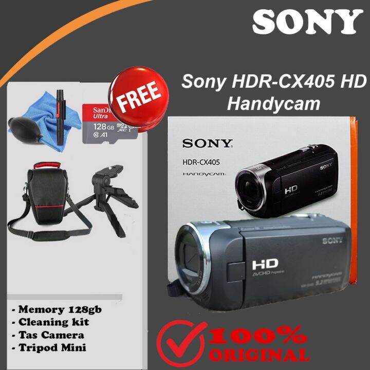 Sony HDR-CX405 - Camcorder CX 405 Full HD Handycam Original | Lazada ...