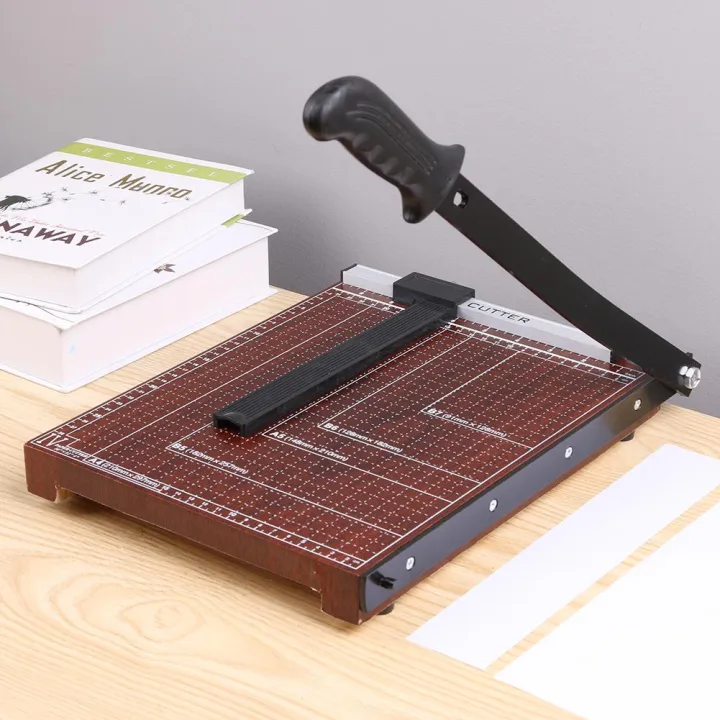 paper trimmer Officom Paper Cutter Wood A4 Manual Paper Cutter Office ...