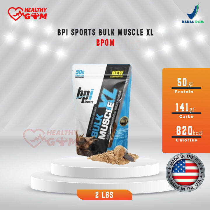 BPI Sports Bulk Muscle XL 2 Lbs Weight Mass Gainer Suplemen | Lazada ...