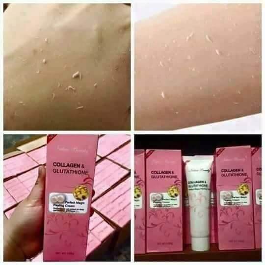Nature Beauty Collagen and Glutathione perfect magic peeling cream ...