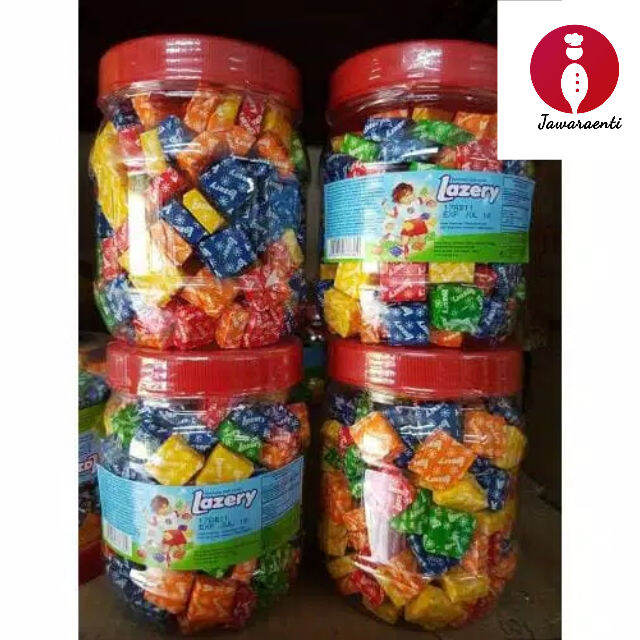 PERMEN LAZERY YOGURT 1 TOPLES | PERMEN JADUL | PERMEN RASA BUAH- BUAHAN ...