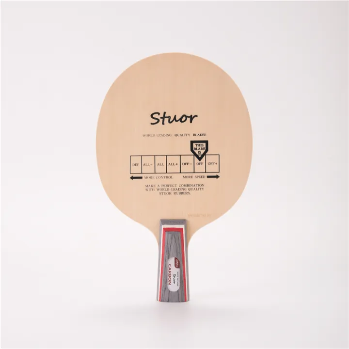 Stuor Primorac carbon table tennis Blade hinoki wood ping pong racket 5 ...