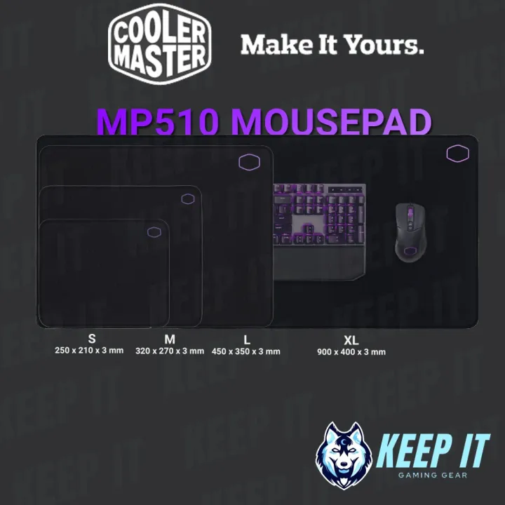 Cooler Master MP510 Gaming Mouse Pad แผ่นรองเมาส์เกมมิ่ง | Lazada.co.th