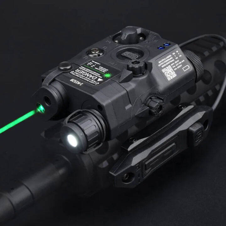 Tactical PEQ-15 IR illuminator peq15 green blue red dot dual function ...