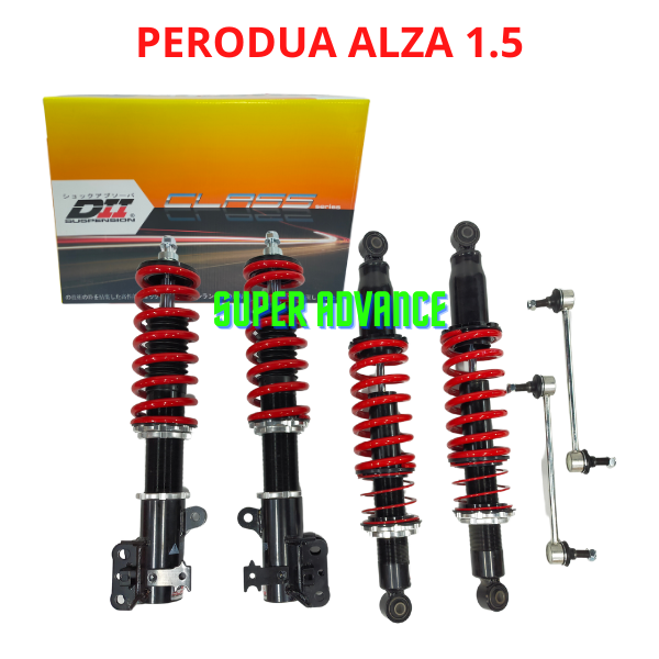 🔥Ready Stock🔥 Perodua ALZA (100% SERVICEABLE) DII Adjustable Absorber ...
