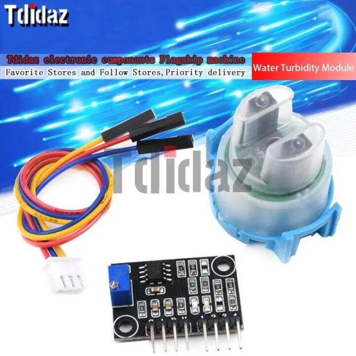 Turbidity Sensor Suspended Turbidity Value Detection Module Kit Liquid ... Turbidity Sensor Suspended Turbidity Value Detection Module Kit Liquid ...