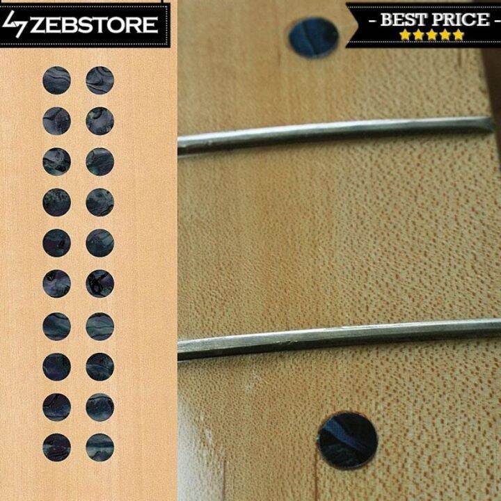 Inlay Penanda Marker Dot Titik Fretboard Gitar Black 4mm 10Pcs | Lazada ...