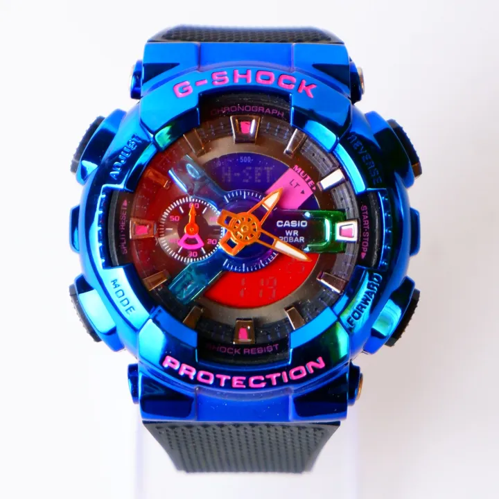 Multi-Color Dial Rubber Sports Watch for Men Japan Quality Digital ...