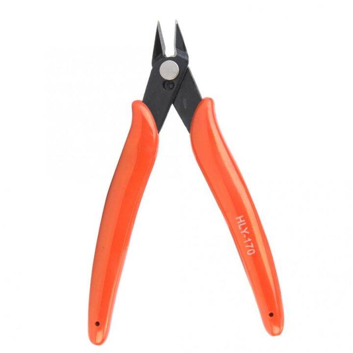 [NEW H] Multifunctional Carbon Steel Mini Diagonal Plier Orange PVC ...